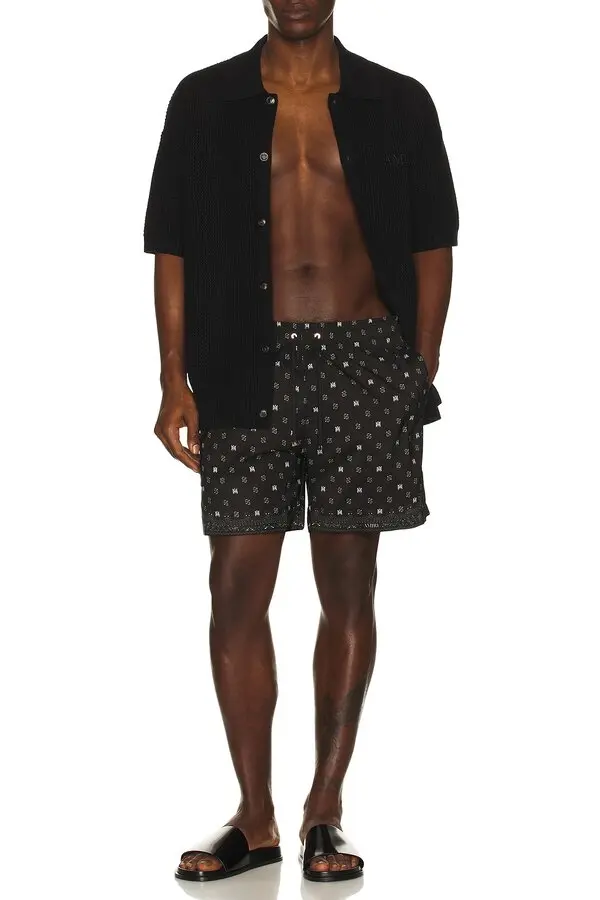 Amiri Ma Paisley Swim Trunk - Black