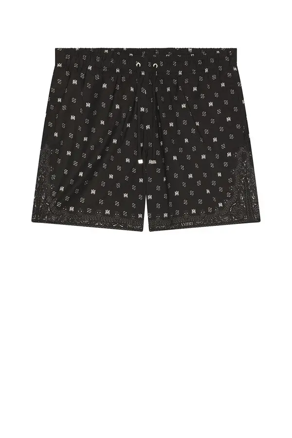 Amiri Ma Paisley Swim Trunk - Black