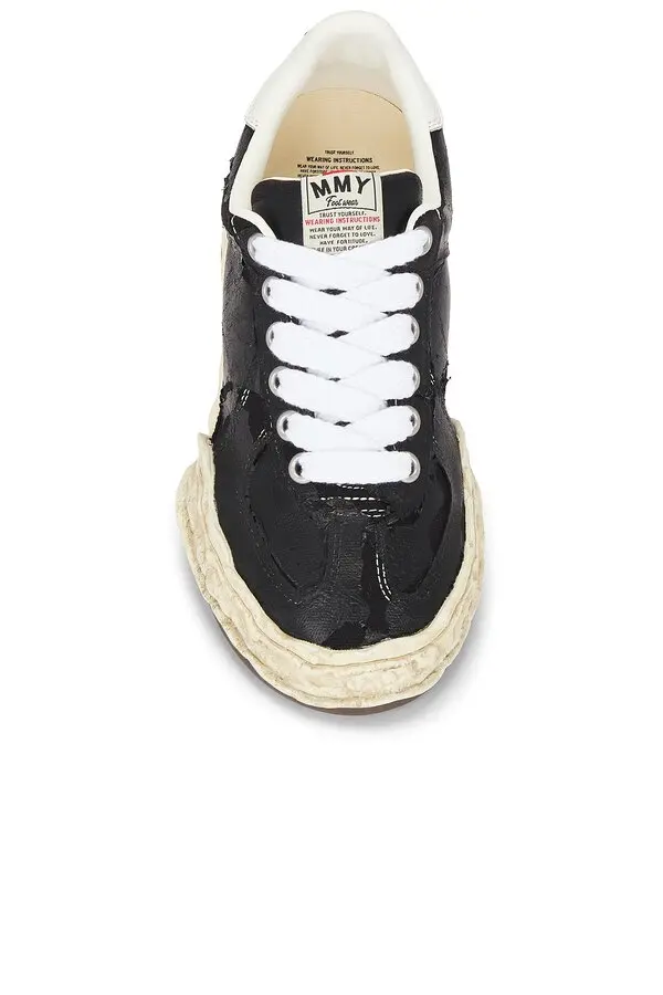Mihara Yasuhiro Herbie Original Sole Low Top Sneakers - Black