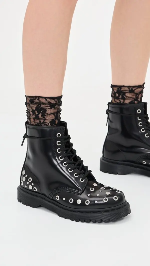 Dr. Martens 1460 8-eye Hardware Boots - Black