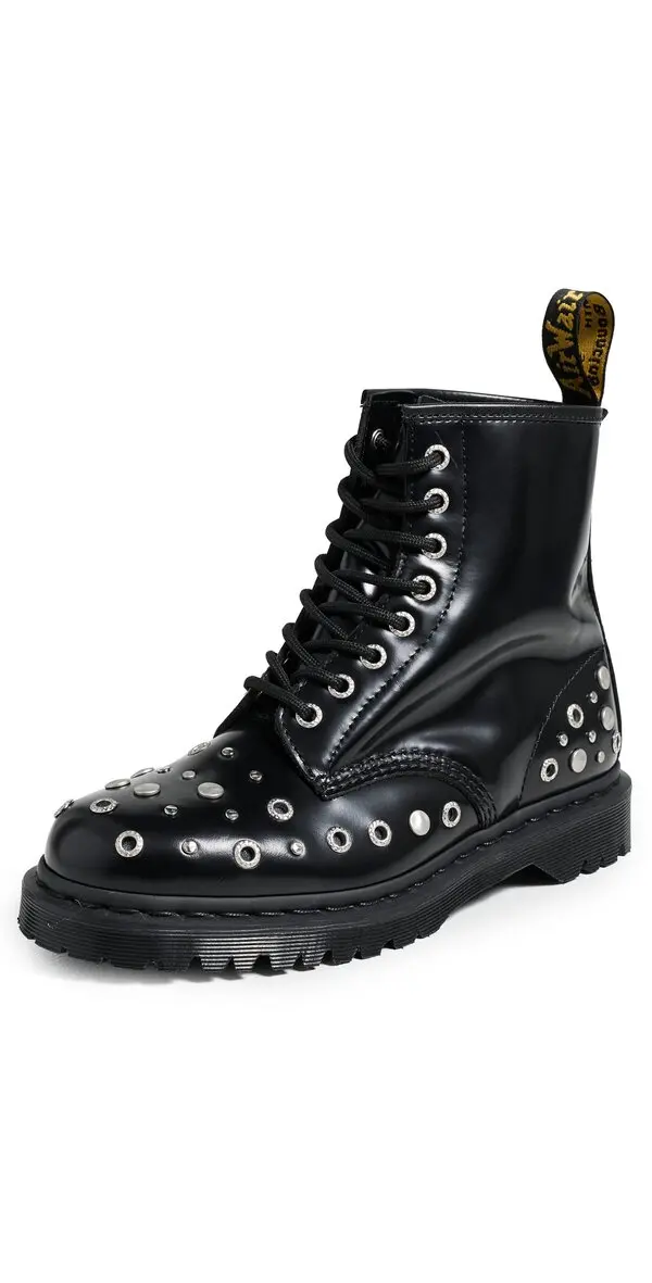 Dr. Martens 1460 8-eye Hardware Boots - Black