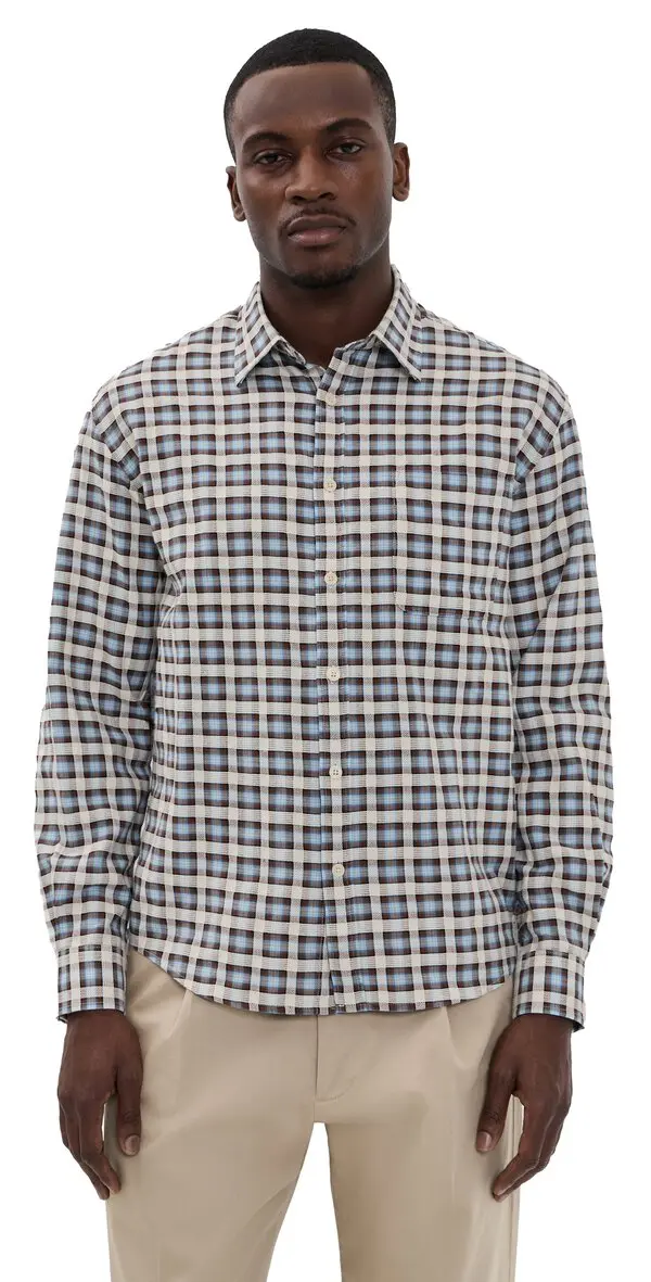 Nn07 Deon Plaid Shirt