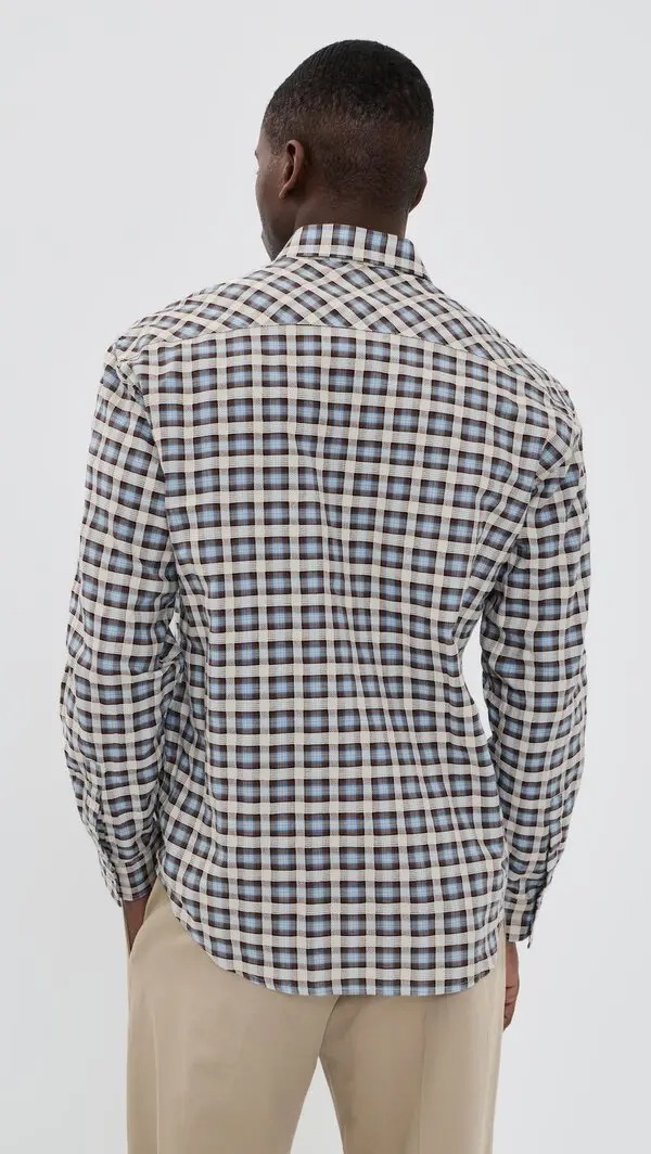 Nn07 Deon Plaid Shirt