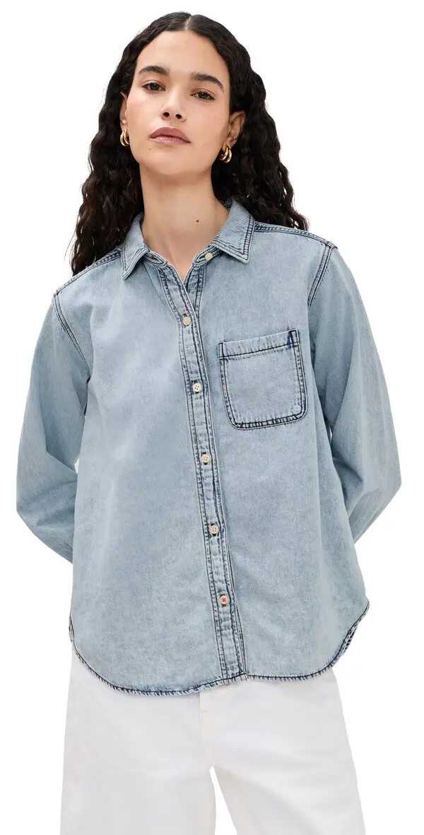 Marine Layer Relaxed Denim Shirt