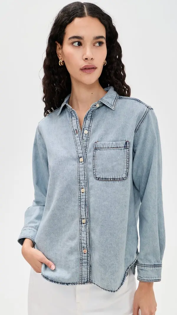 Marine Layer Relaxed Denim Shirt