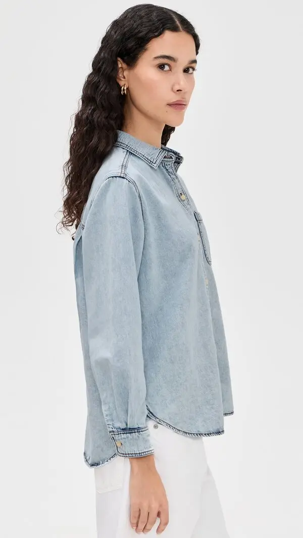 Marine Layer Relaxed Denim Shirt