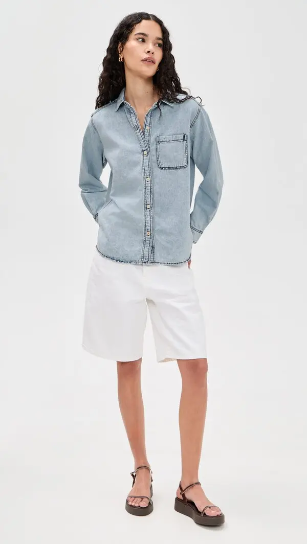 Marine Layer Relaxed Denim Shirt