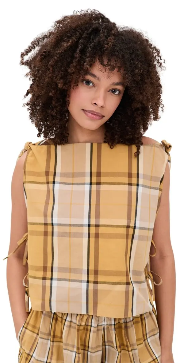 Sea Copeland Plaid Top