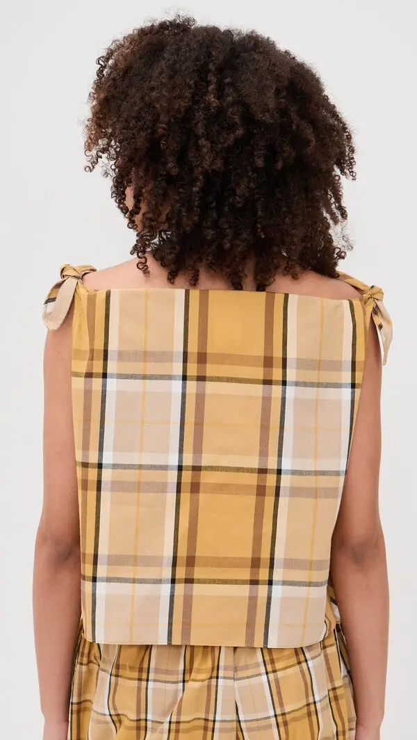 Sea Copeland Plaid Top