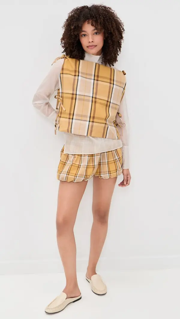 Sea Copeland Plaid Top