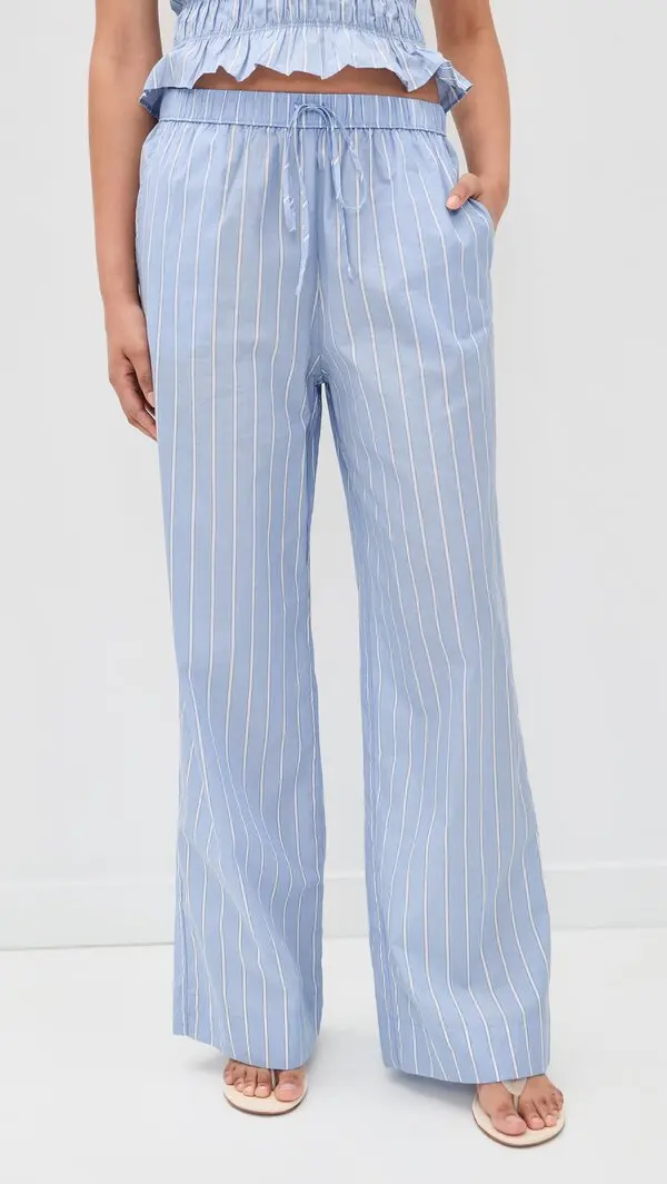 NIA Khonny Striped Poplin Pants