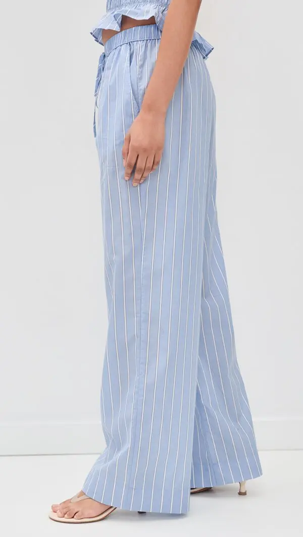 NIA Khonny Striped Poplin Pants