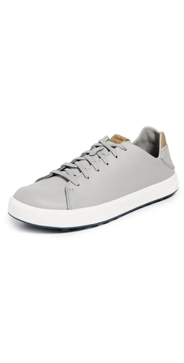 Olukai Wai'alae Golf Sneakers - Grey/tan