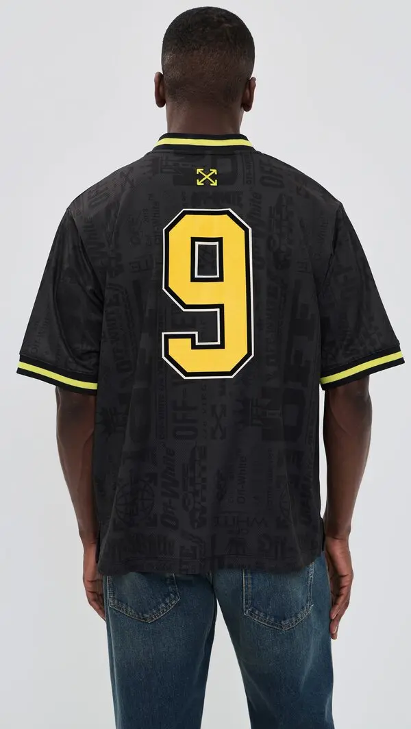 Off-White Multi Logo Soccer T-shirt
