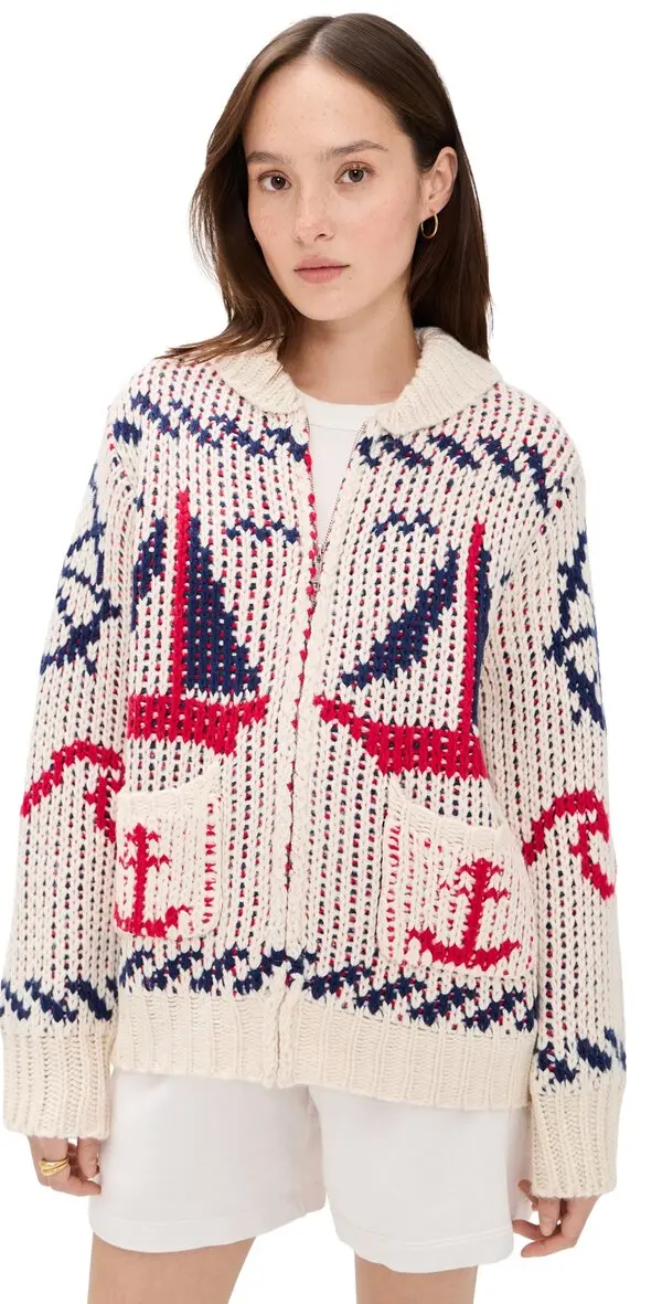 BAILEY ROSE Nautical Cardigan