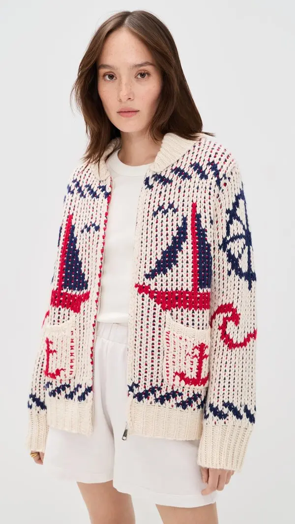 BAILEY ROSE Nautical Cardigan