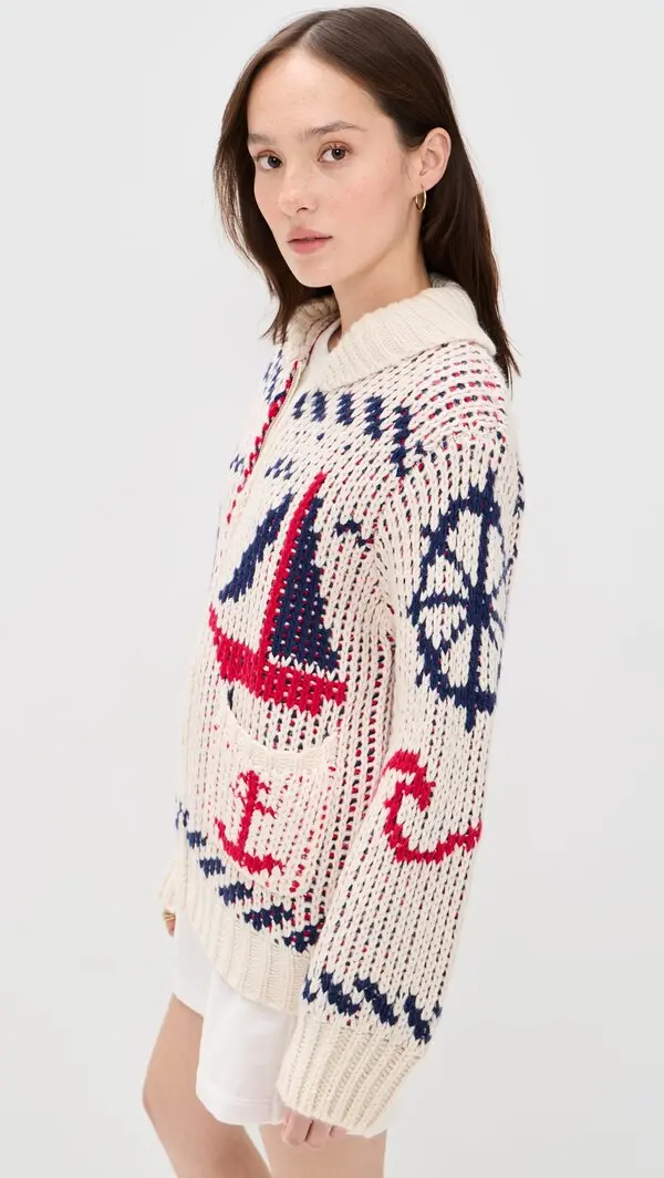 BAILEY ROSE Nautical Cardigan