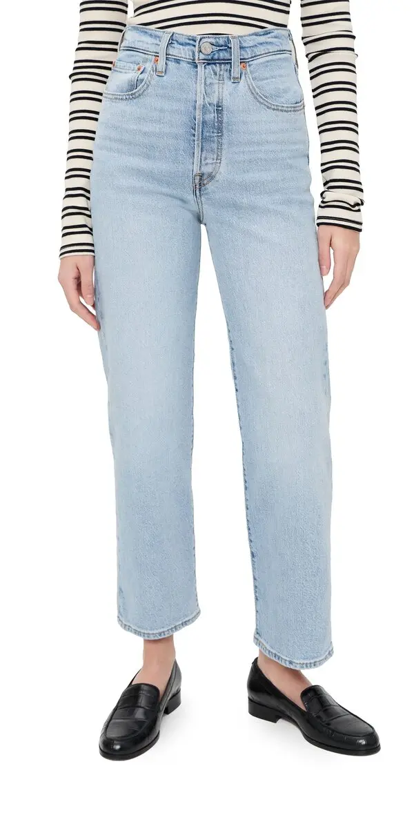 LEVI'S Ribcage Straight Ankle Jeans