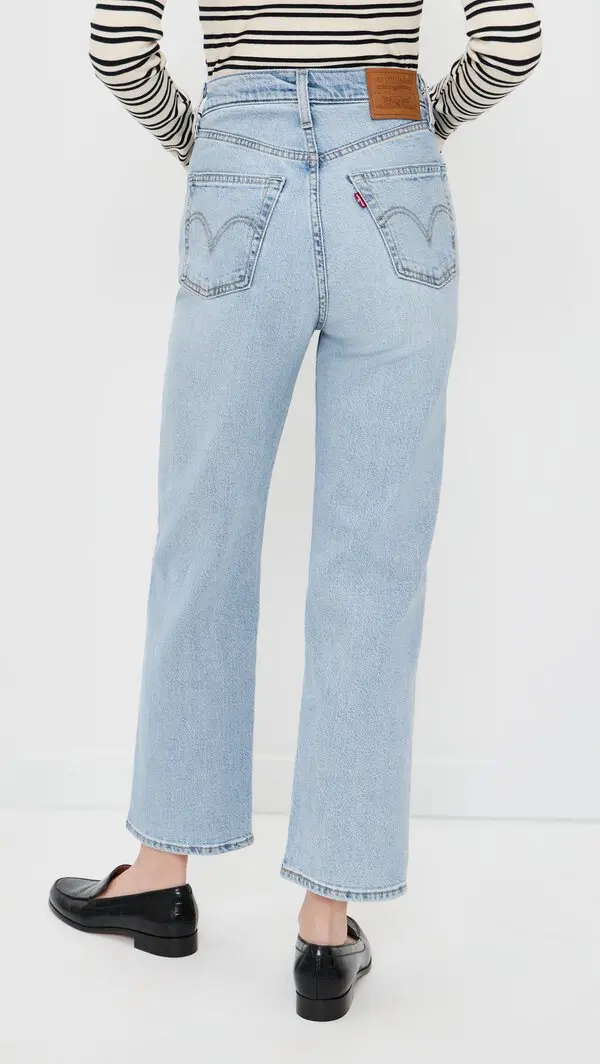LEVI'S Ribcage Straight Ankle Jeans
