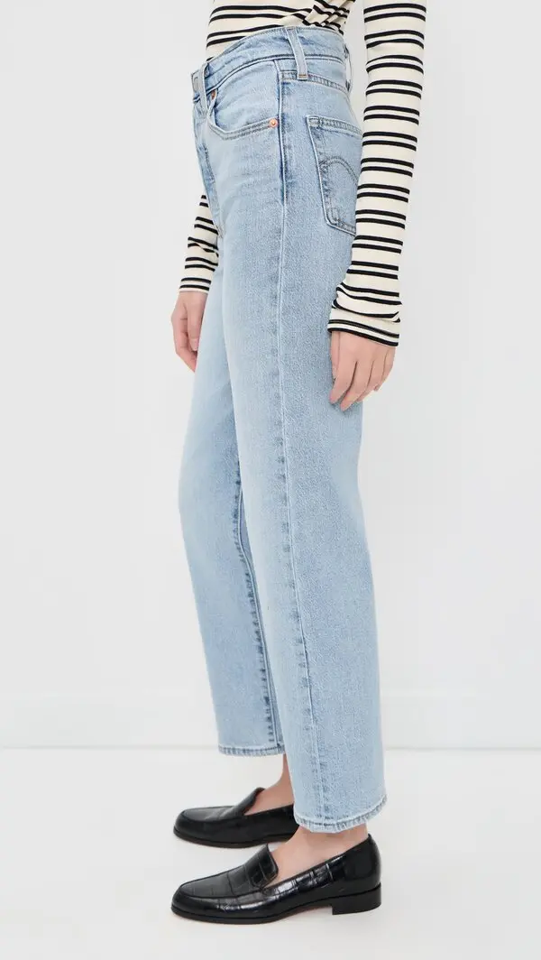LEVI'S Ribcage Straight Ankle Jeans