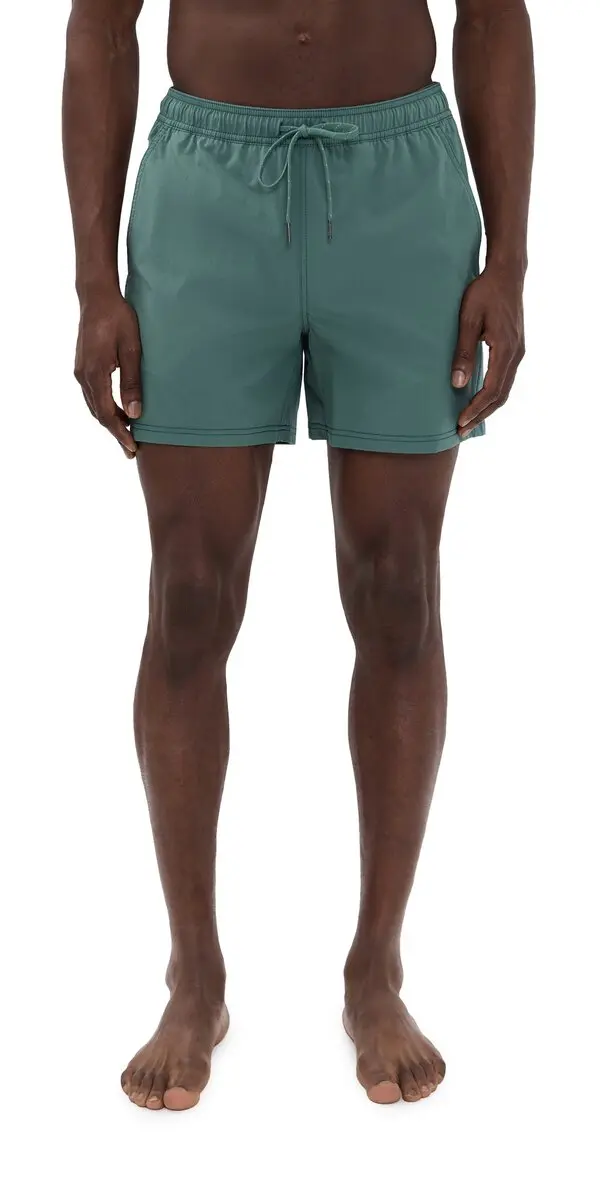 FAIR HARBOR Bungalow Swim Trunks - Seapine