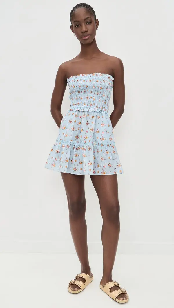 Sea Freya Strapless Mini Dress