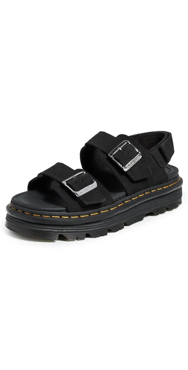 Dr. Martens Zebzag Sandals - Black