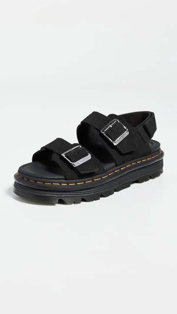 Dr. Martens Zebzag Sandals - Black