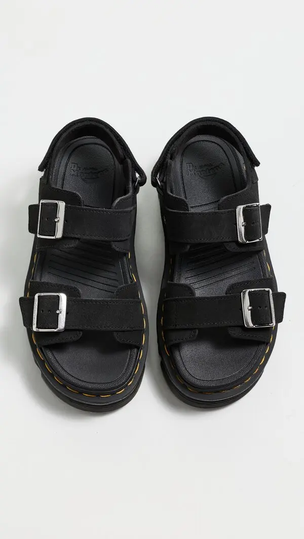 Dr. Martens Zebzag Sandals - Black