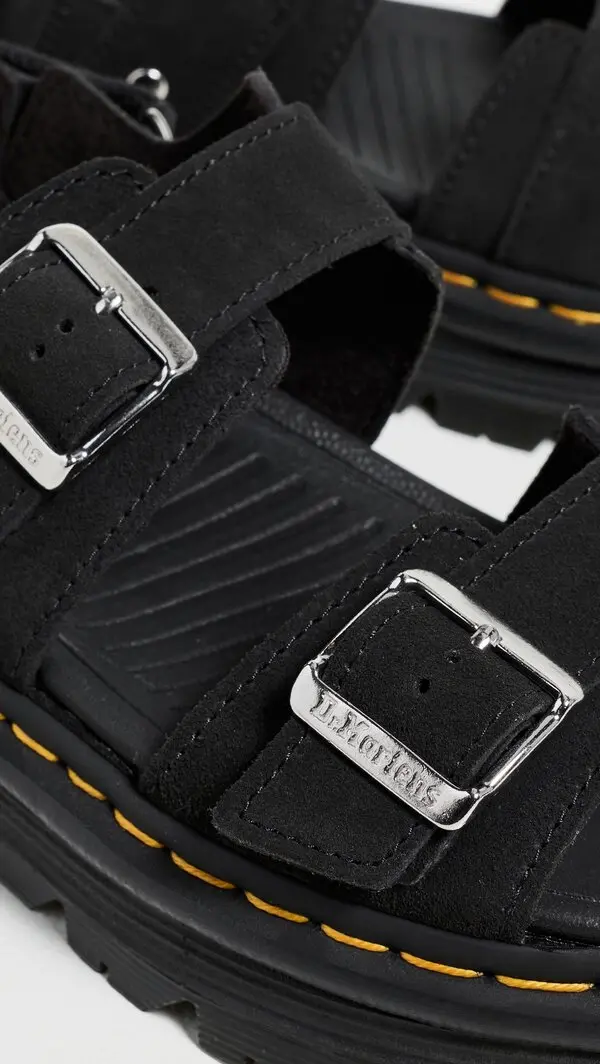 Dr. Martens Zebzag Sandals - Black