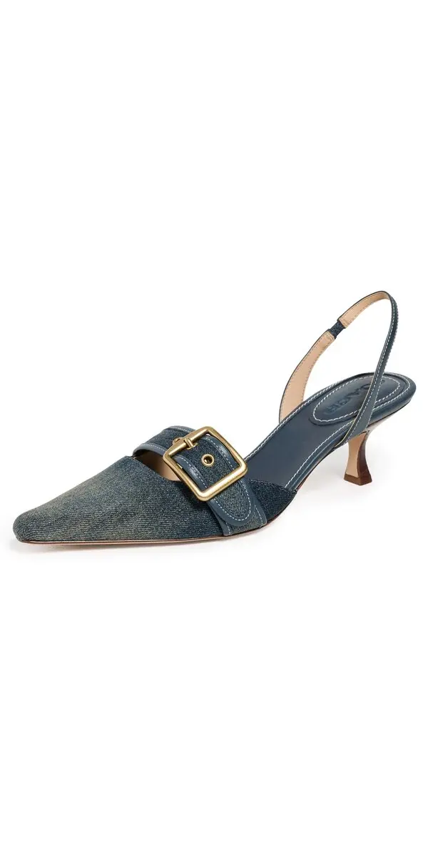 COACH Margot Denim Slingback Heels