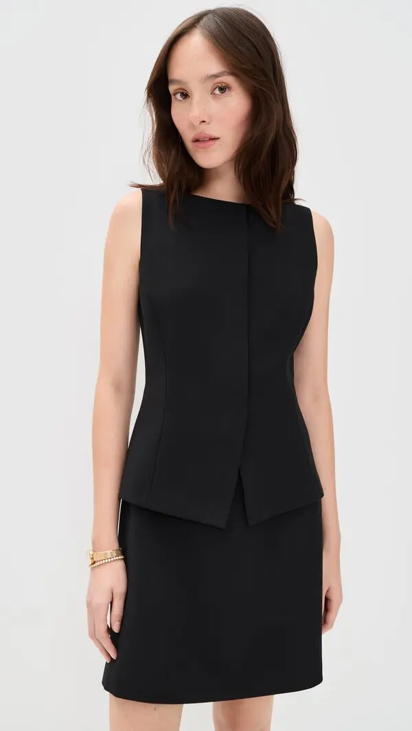 Theory Sleeveless Mini Dress - Black