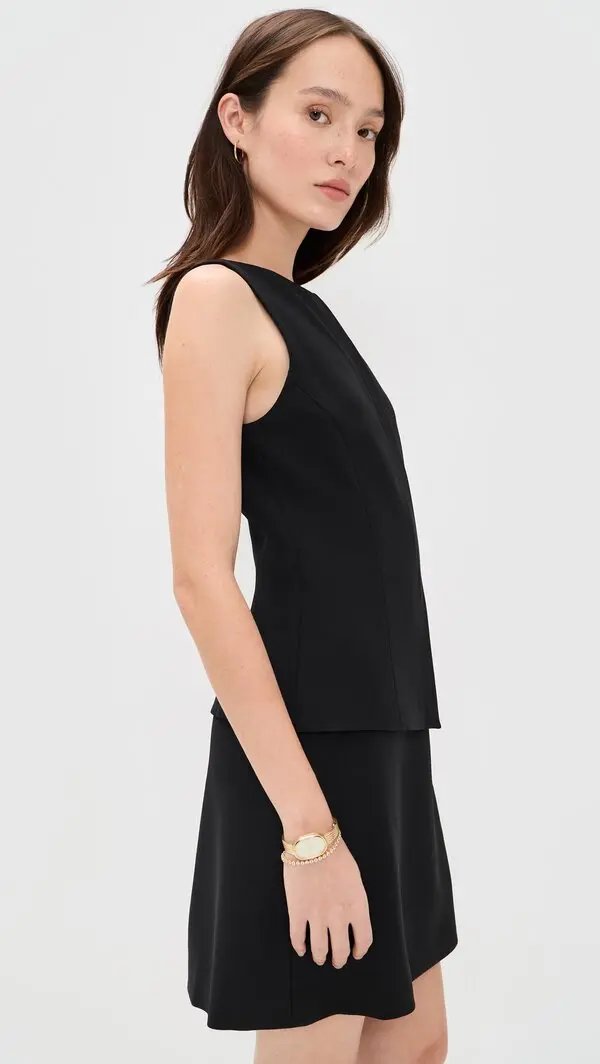 Theory Sleeveless Mini Dress - Black