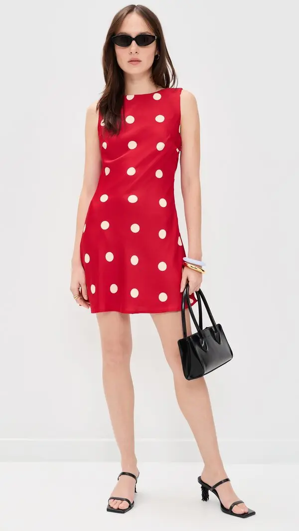 BAILEY ROSE Polka Dot Mini Dress