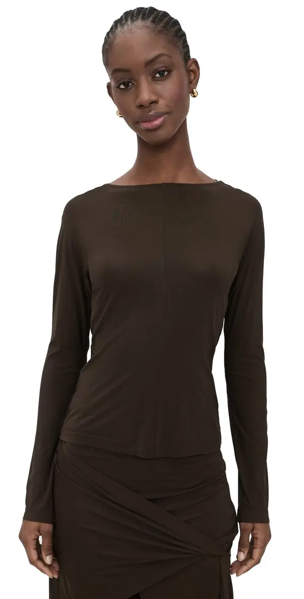 Helmut Lang Cowl Back Top