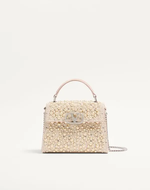 Valentino Garavani Vsling Mini Handbag - Cream