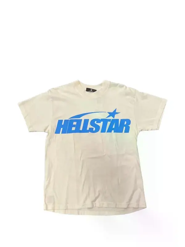 HELLSTAR Logo-print T-shirt - Neutrals