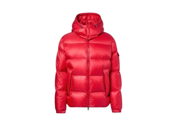 Moncler Couyere Hooded Down Jacket - Red