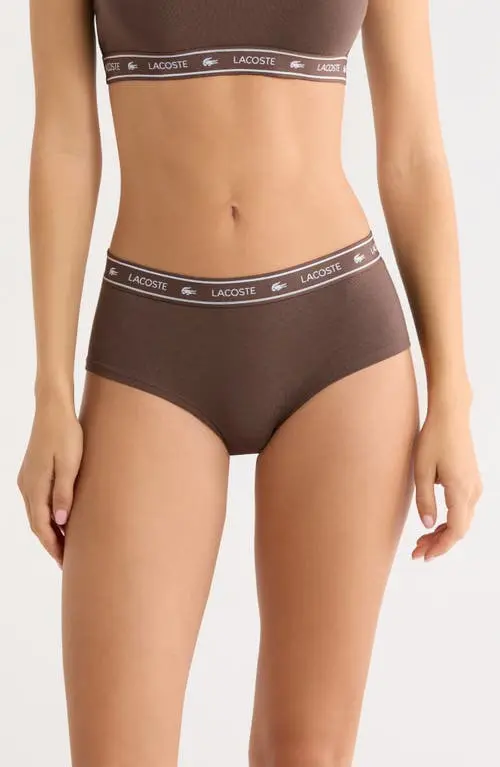 Lacoste Stretch Cotton Briefs - Grume