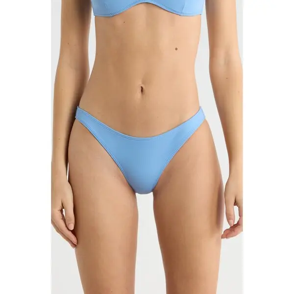 PACSUN Carmen Low Rise Bikini Bottoms - Blue