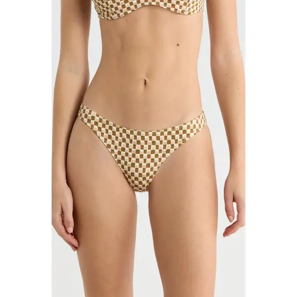 PACSUN Carmen Low Rise Bikini Bottoms - Multi Pink