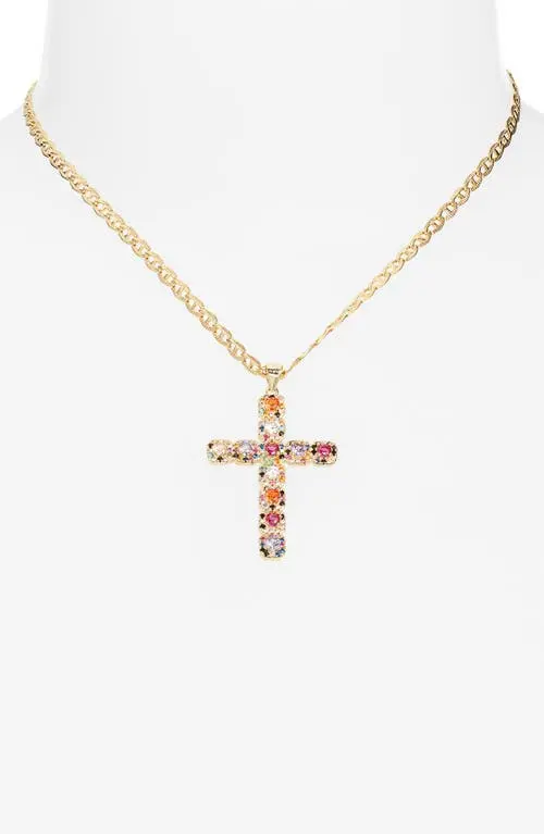 VIDAKUSH Fantasy Cross Pendant Necklace