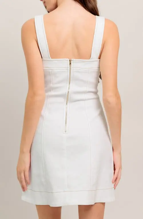FLYING TOMATO Sleeveless Denim Mini Dress