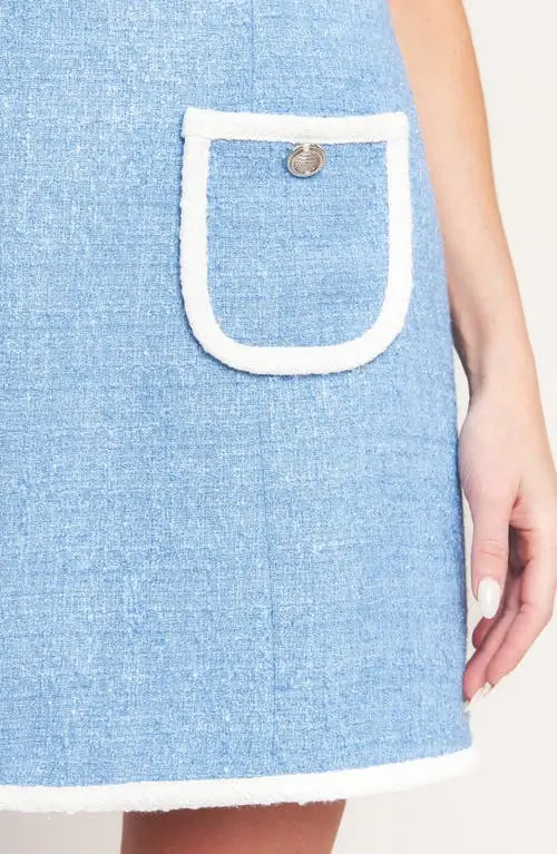 FLYING TOMATO Tweed Mini Dress