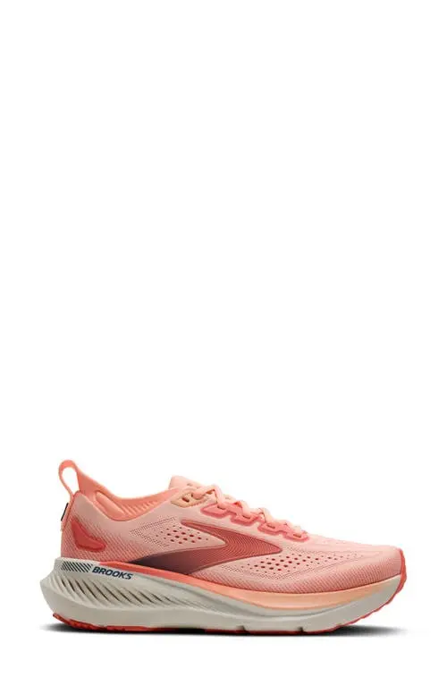 Brooks Glycerin Gts 23 Running Shoe - Coral/peach/spellbound
