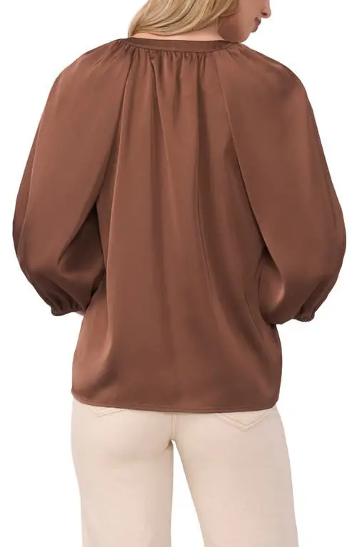 Vince Camuto Raglan Sleeve Satin Top