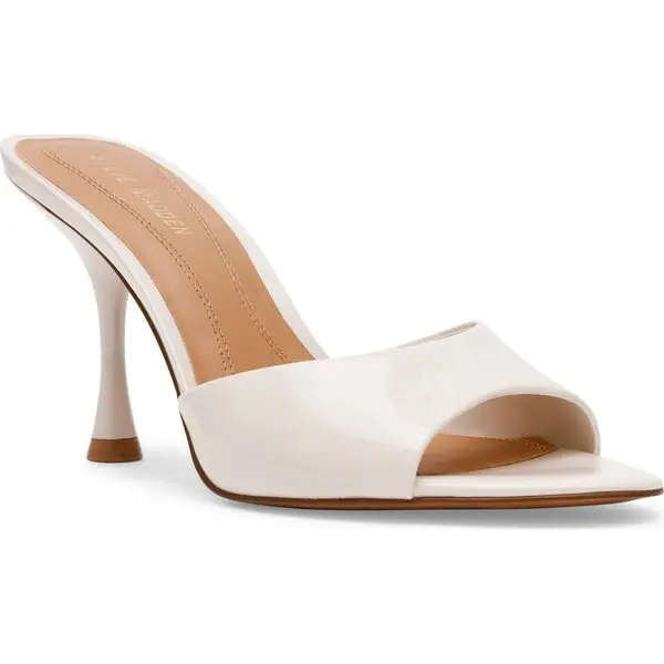 Steve Madden Santi Slide Sandal - Bone Patent