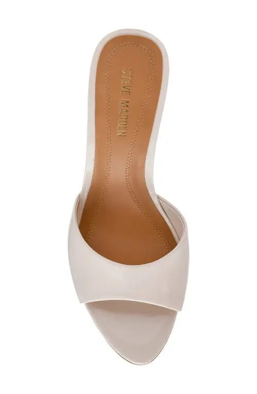 Steve Madden Santi Slide Sandal - Bone Patent