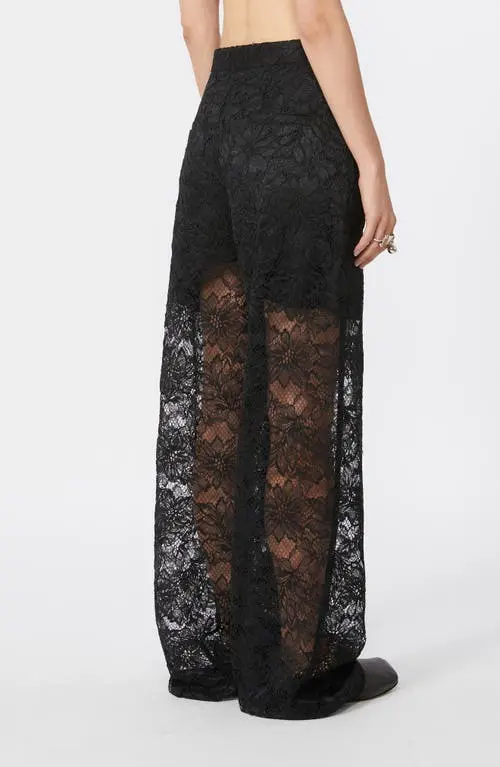 Sportmax Lace Wide Leg Pants