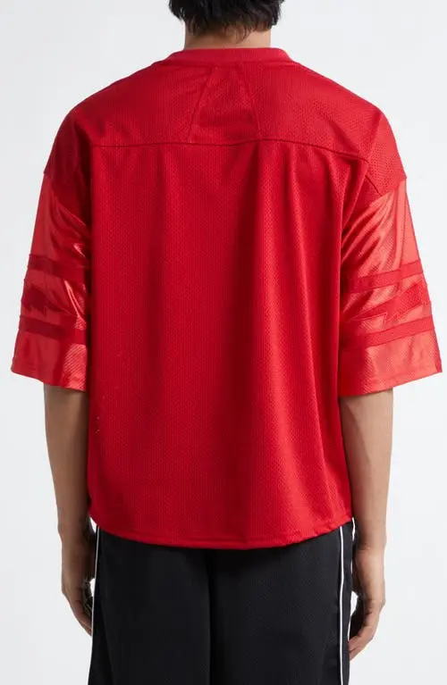 Rhude Lightning Football Jersey - Red/red